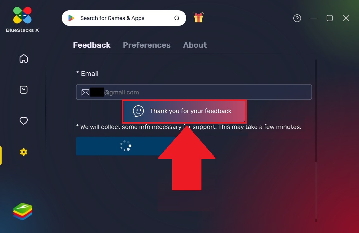 How to report a problem on BlueStacks X – BlueStacks Support