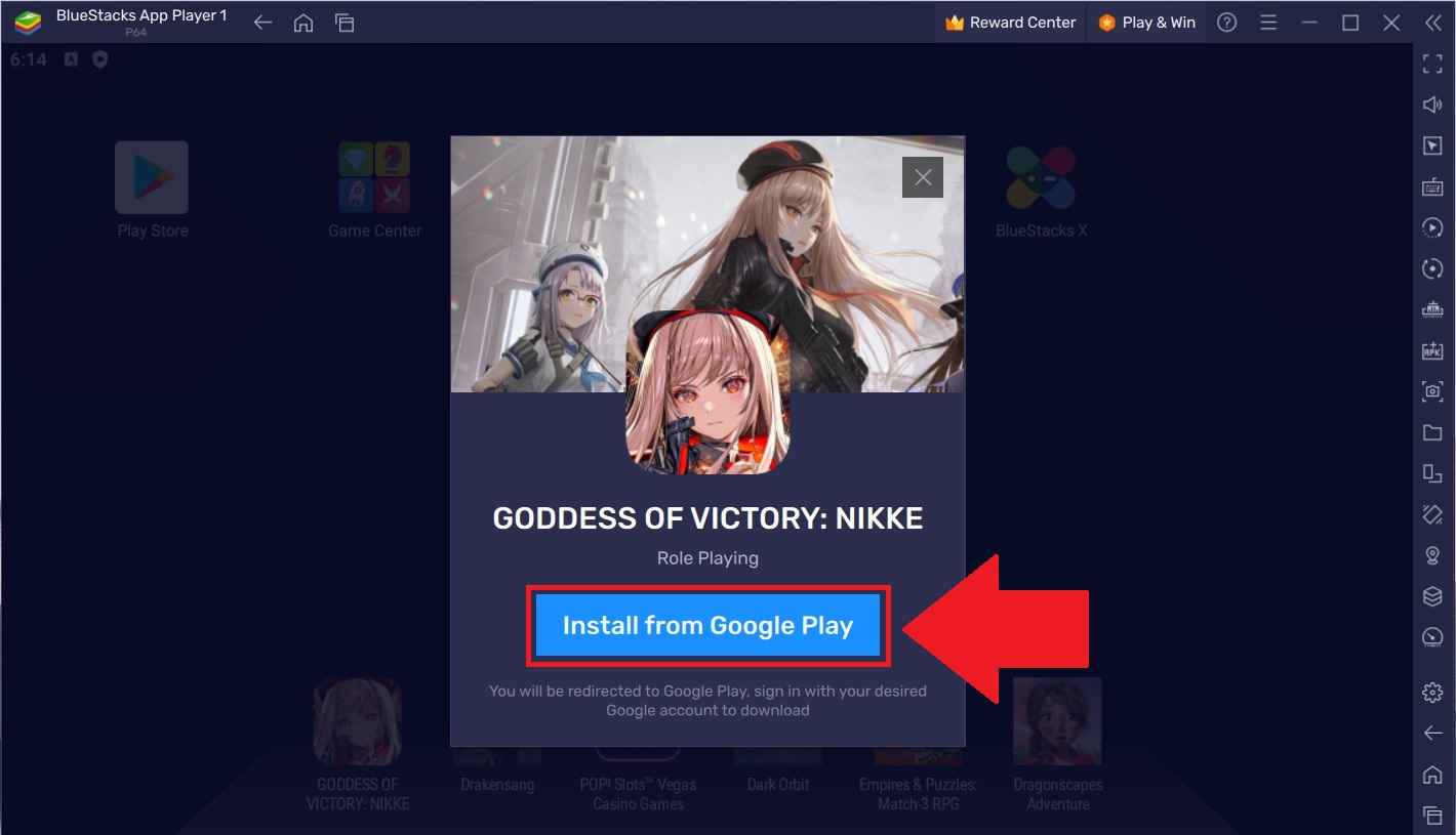 Goddess of Victory: NIKKE'yi BlueStacks 5'te Android Pie'la Oynamak – BlueStacks Desteği