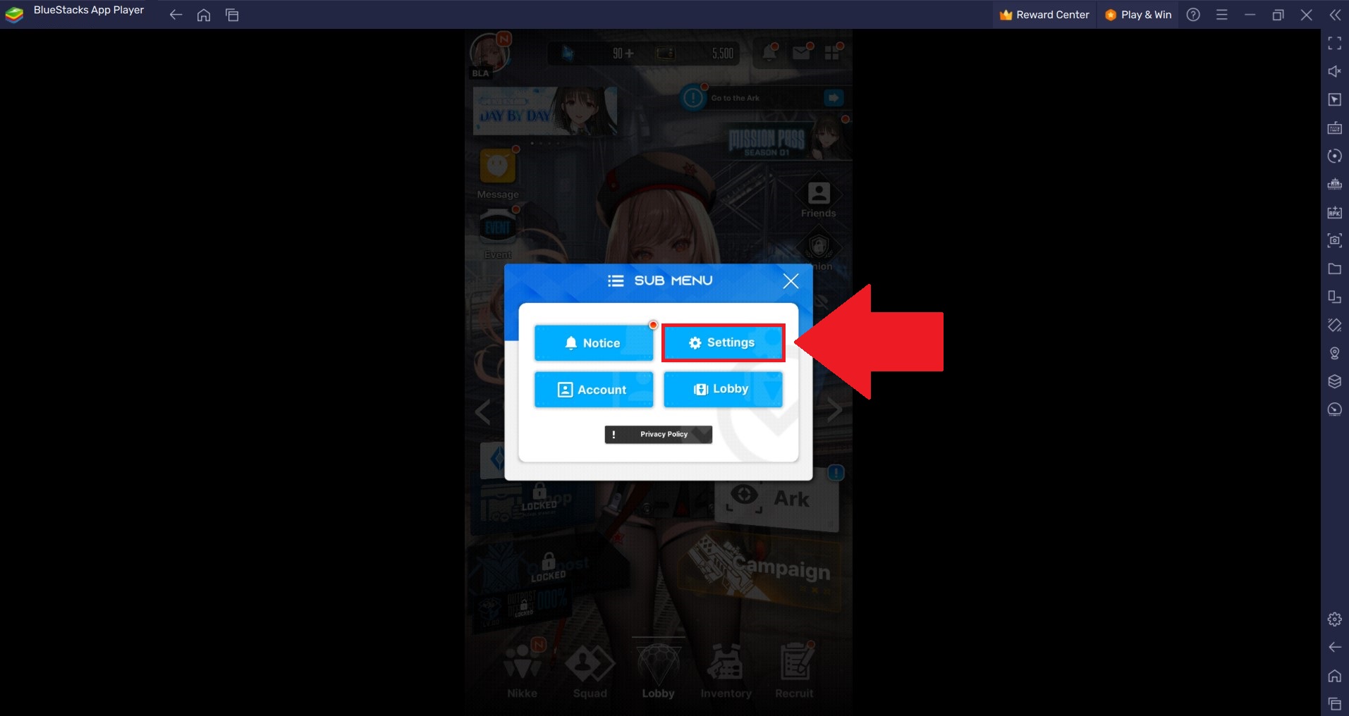 Recommended settings for Goddess of Victory: NIKKE on BlueStacks 5 – BlueStacks Support