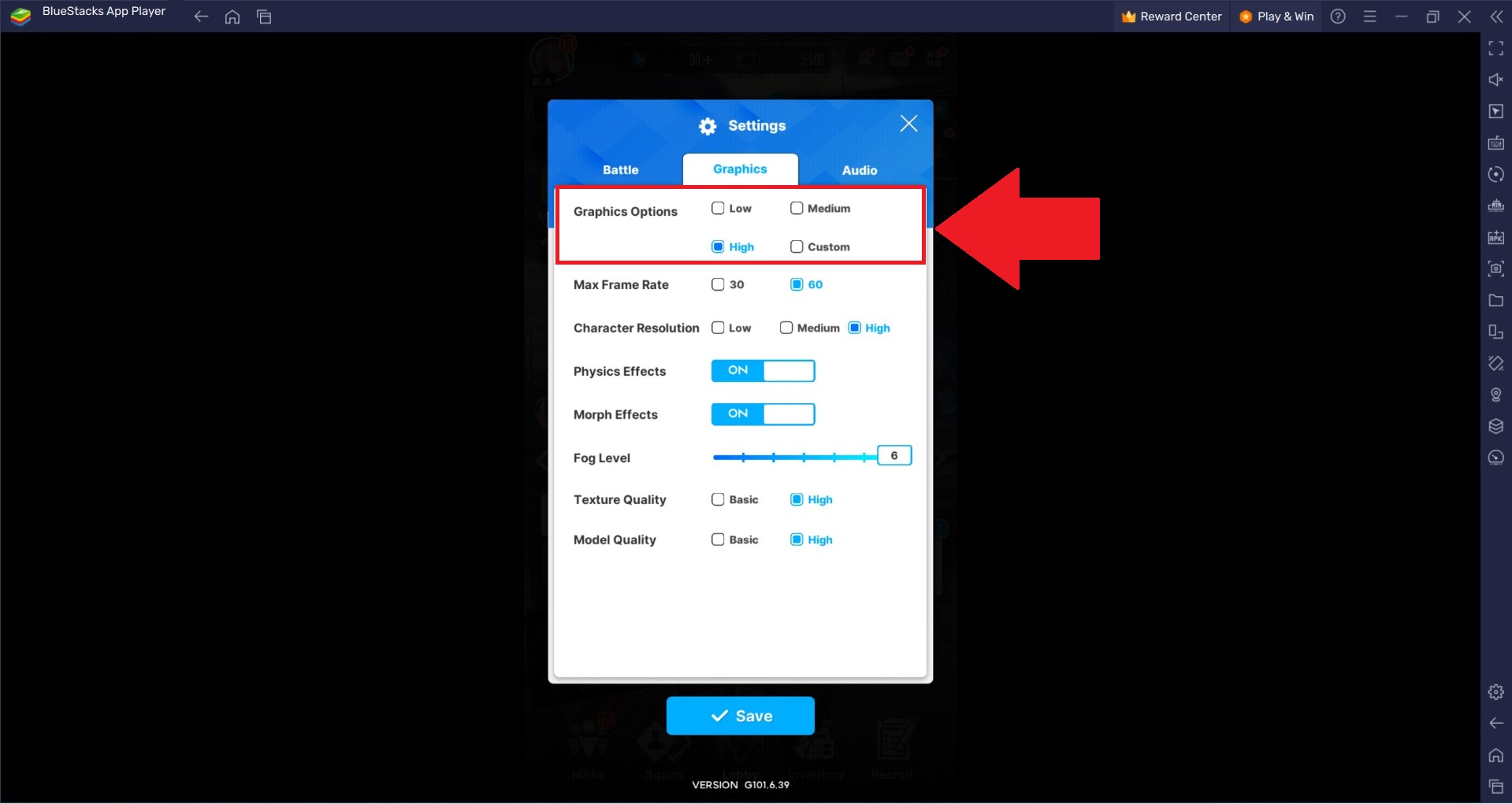 Recommended settings for Goddess of Victory: NIKKE on BlueStacks 5 ...