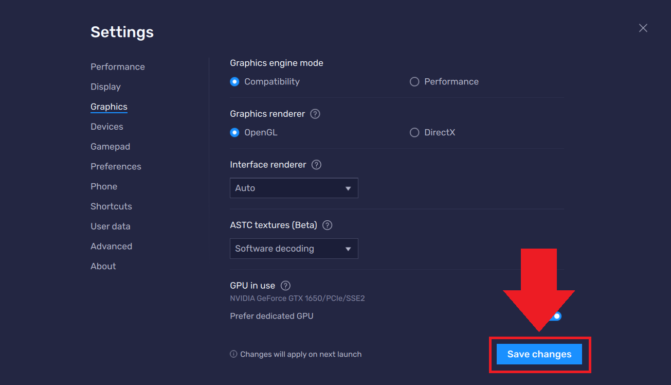 How to change the graphics settings on BlueStacks 5 – BlueStacks Support
