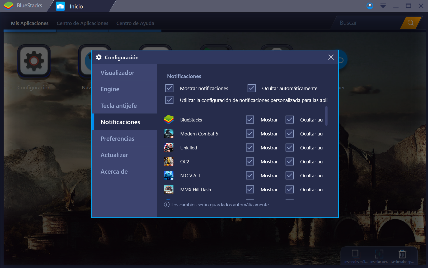 ¿Cómo puedo manejar las notificaciones en BlueStacks 3? – BlueStacks Apoyo