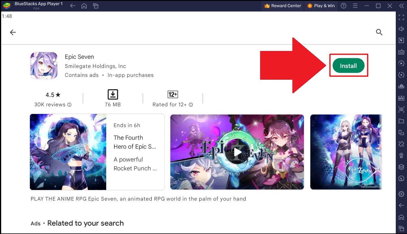 How to play Epic Seven on BlueStacks 5 – BlueStacks Support