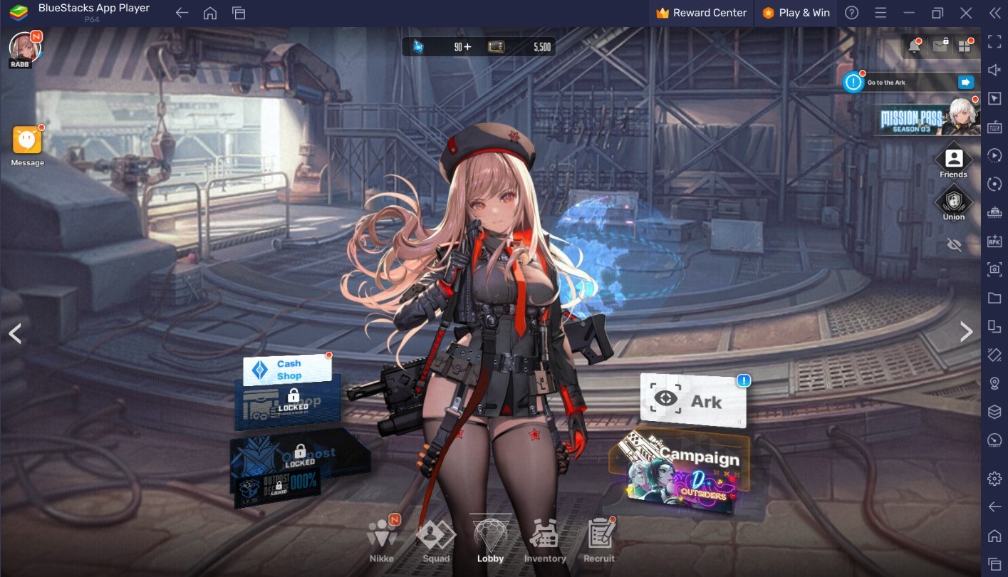 How to play GODDESS OF VICTORY: NIKKE in Landscape mode on BlueStacks 5 ...