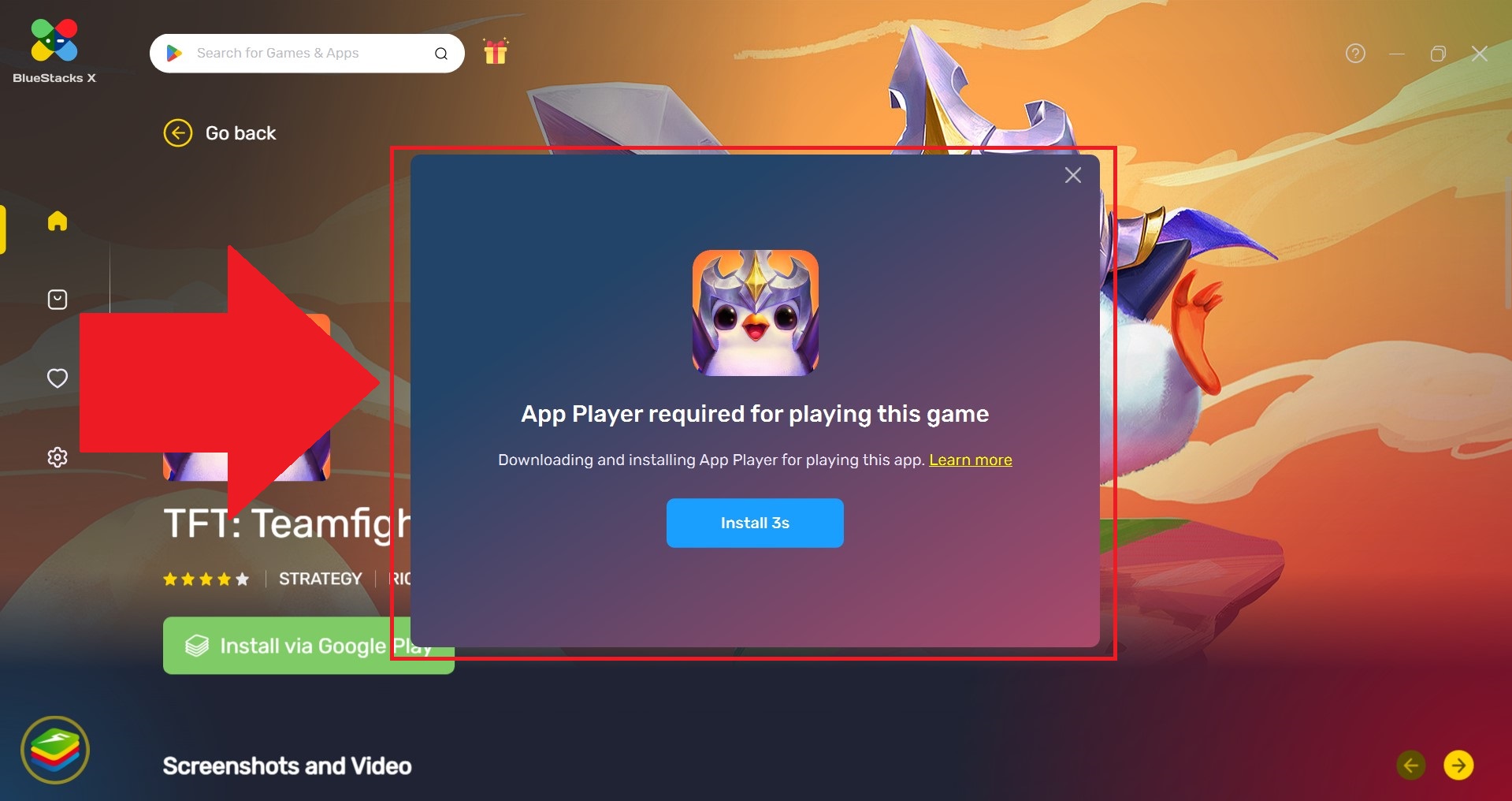 Why The App Player Is Needed To Play Games Using Bluestacks X Bluestacks Support 1977