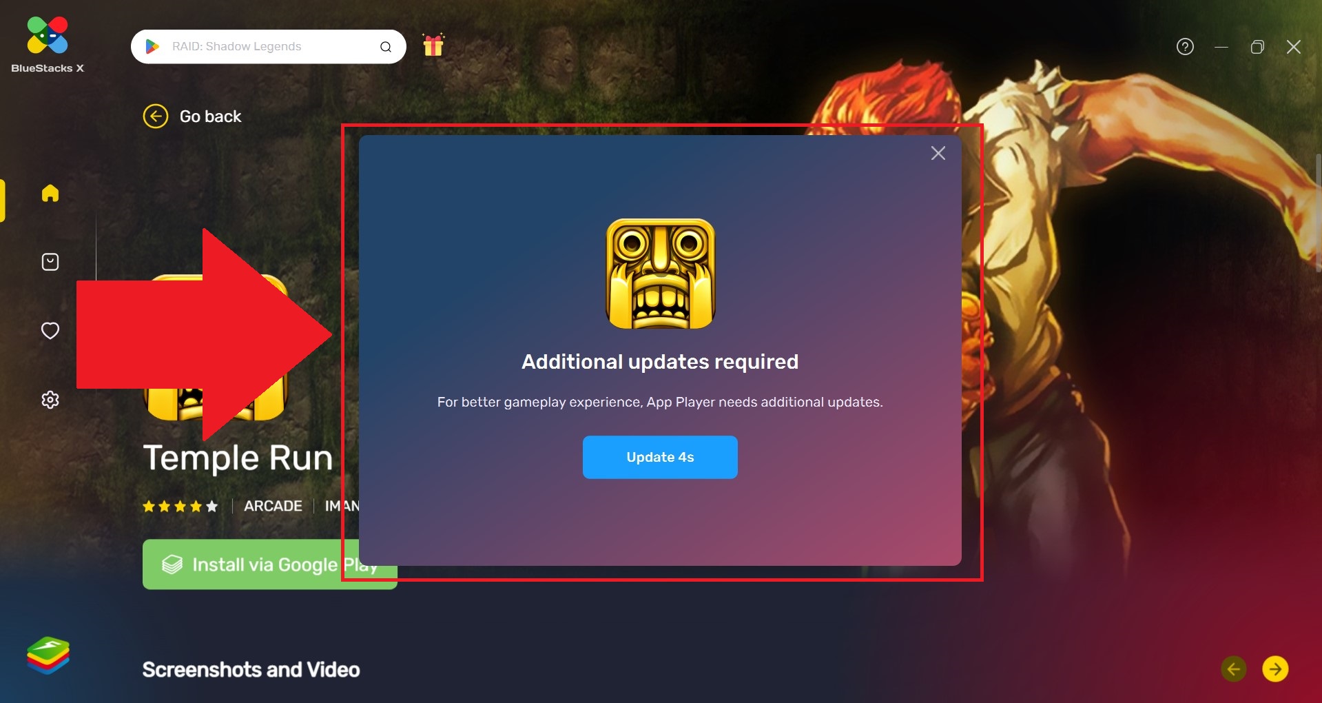 Solution For App Player Not Launching Using Bluestacks X Due To A Windows Update Bluestacks 5507