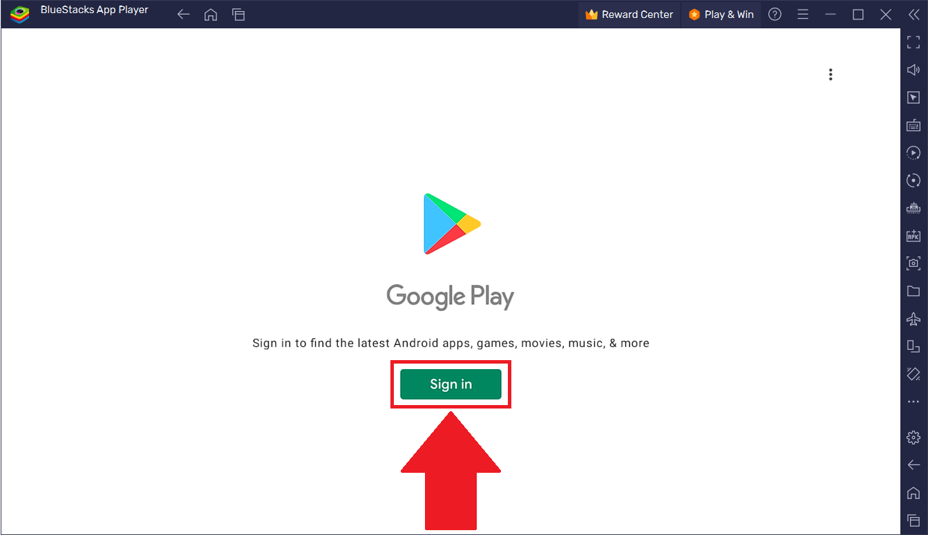 Como fazer login na Google Play Store no BlueStacks 5 – Suporte BlueStacks