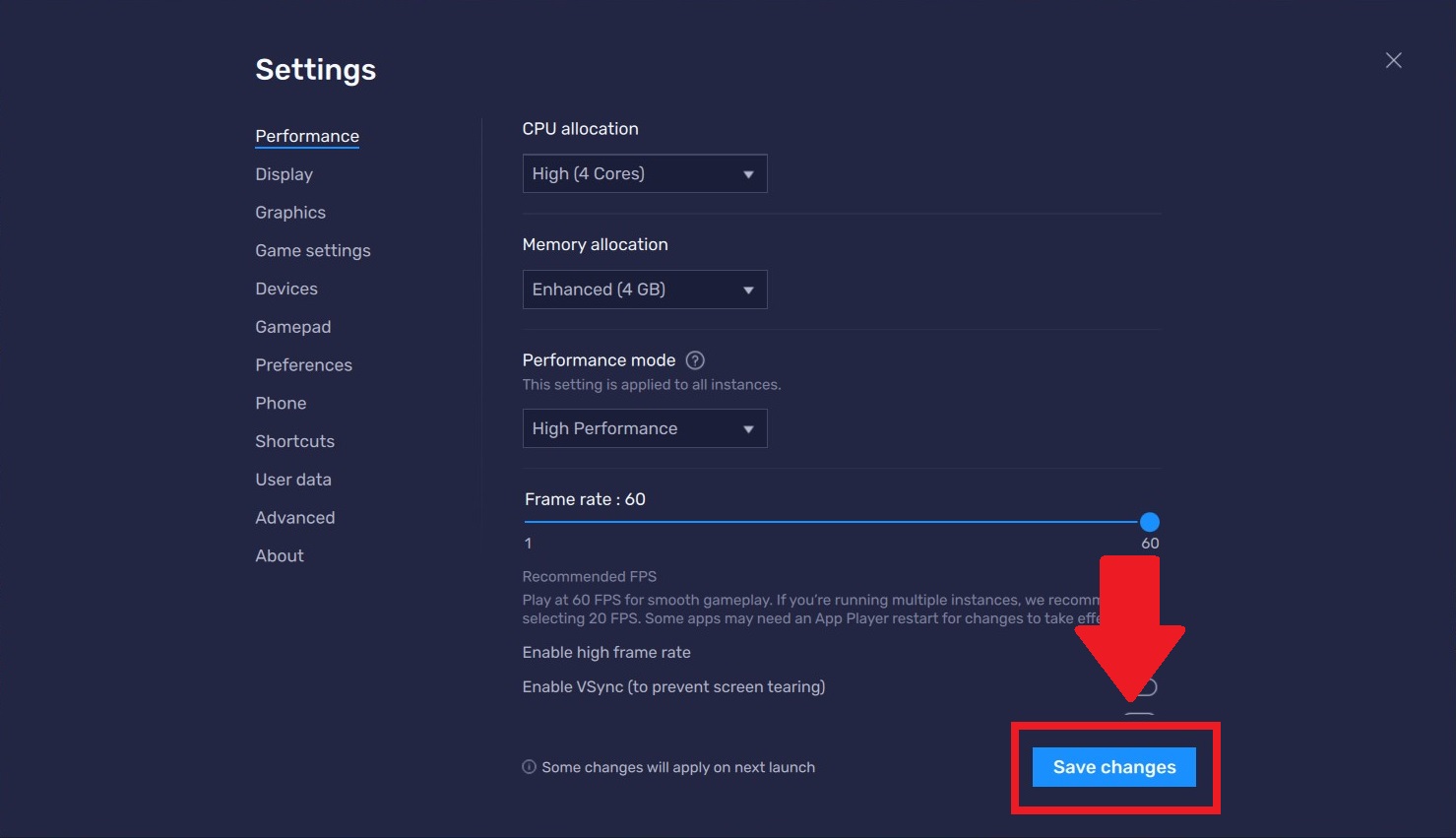 Recommended settings for Blue Archive on BlueStacks 5 – BlueStacks Support