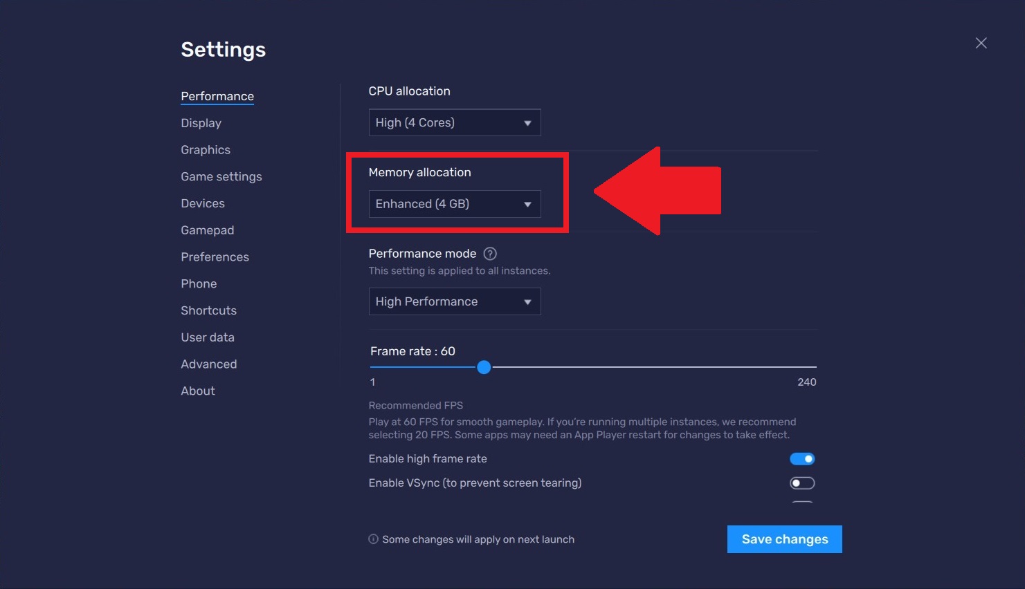 Recommended settings for PUBG Mobile on BlueStacks 5 – BlueStacks Support