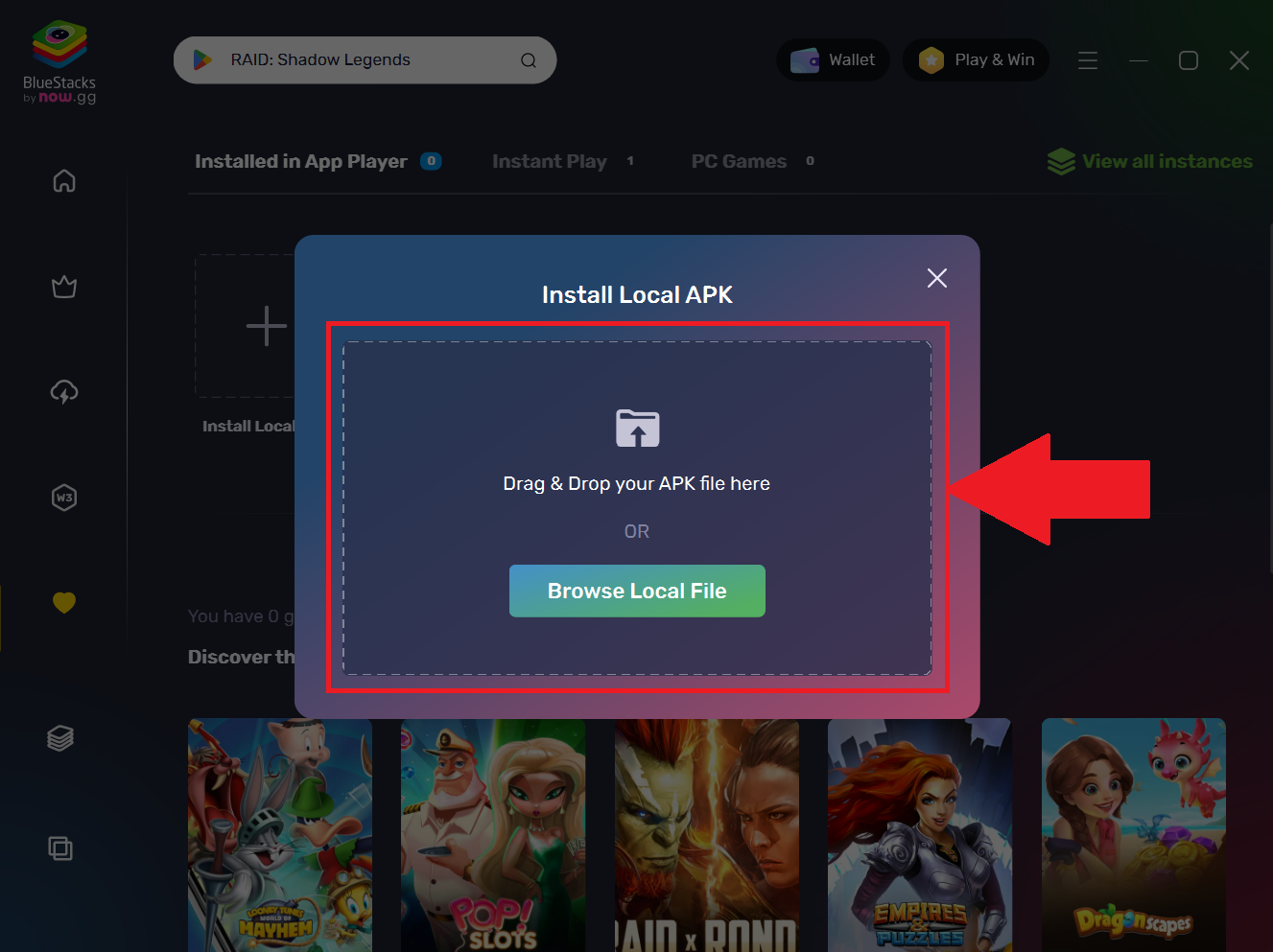 Cómo instalar un APK en BlueStacks X – BlueStacks Apoyo