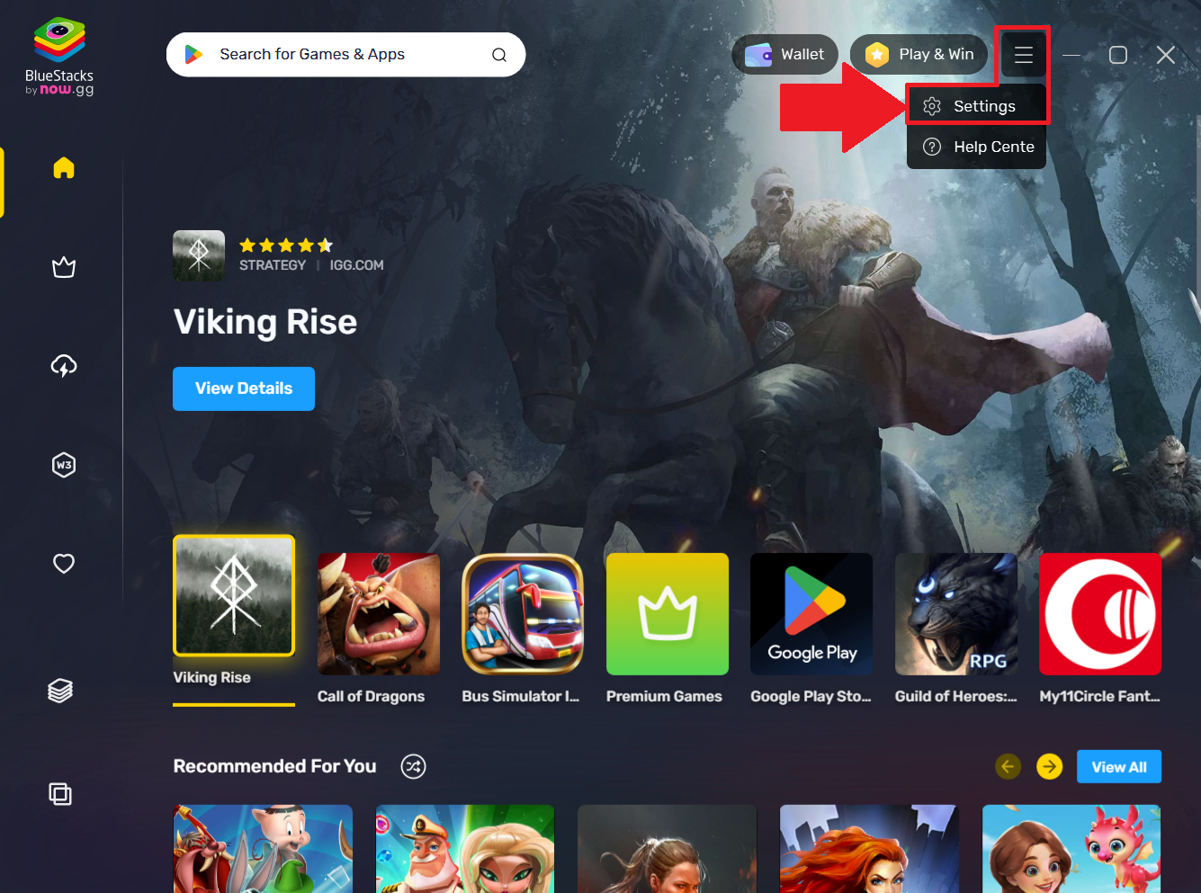 How to use BlueStacks X settings – BlueStacks Support