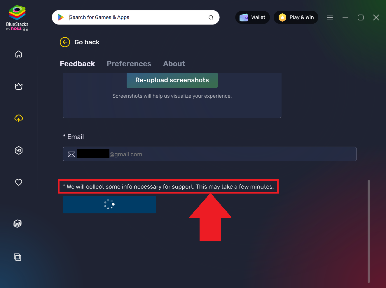 How to report a problem on BlueStacks X – BlueStacks Support