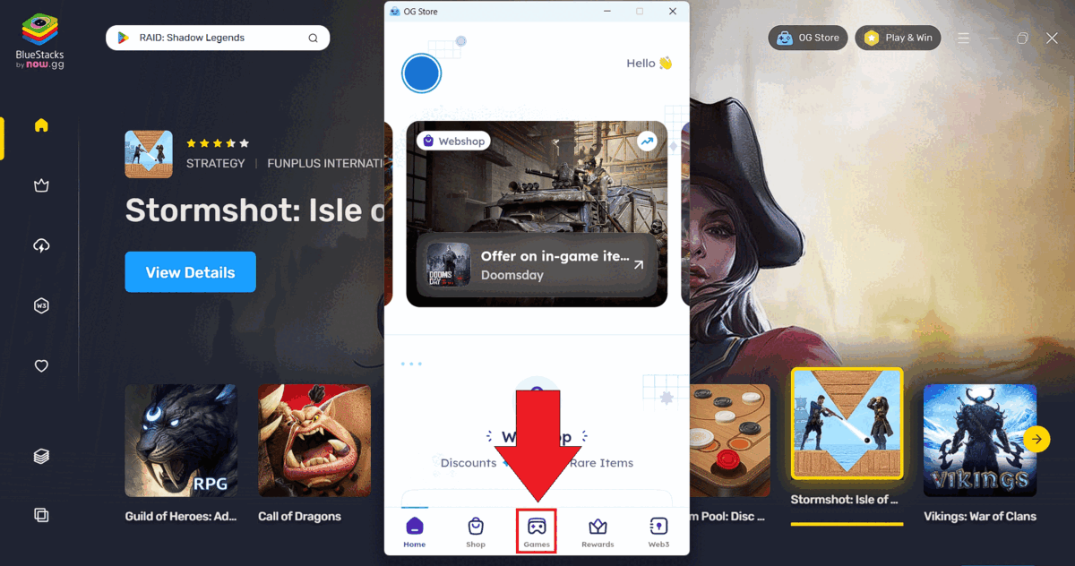 Cara menggunakan OG Store di BlueStacks X – Bantuan BlueStacks