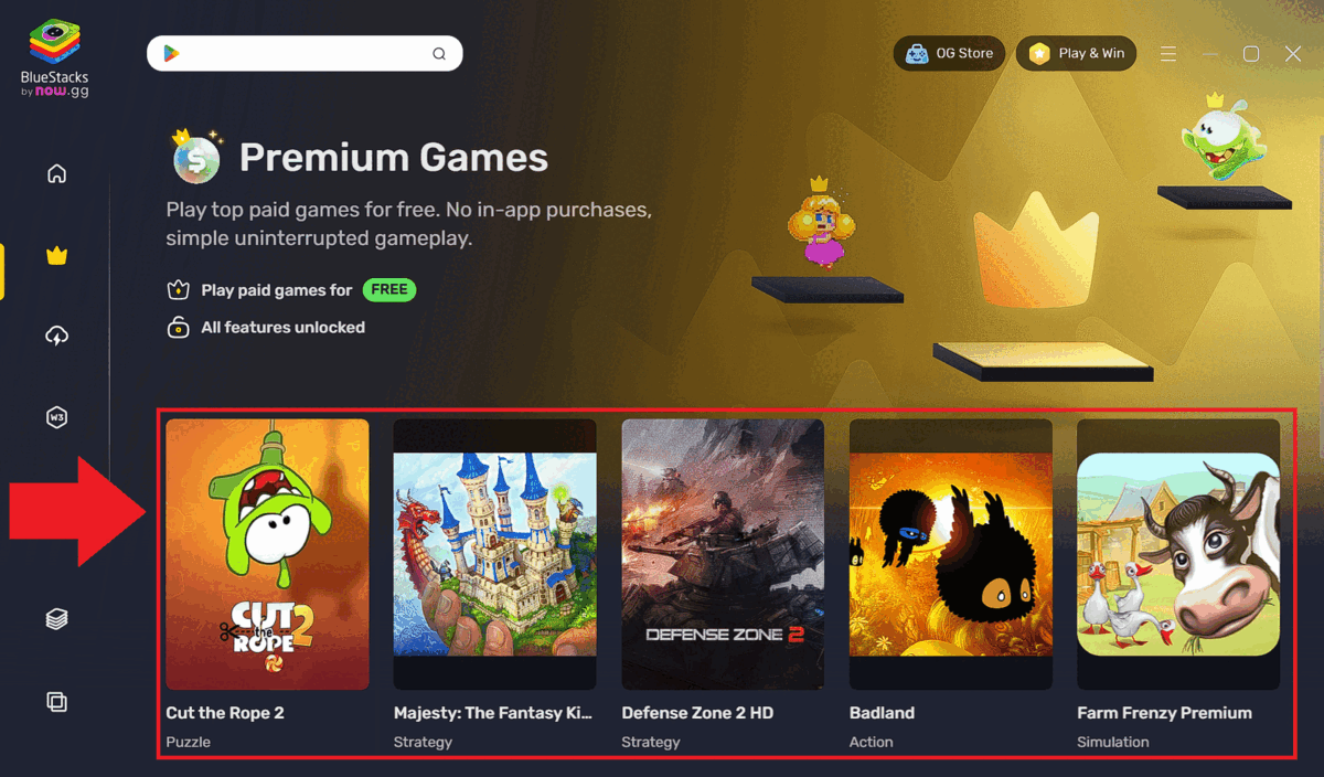Cómo jugar juegos premium en BlueStacks X – BlueStacks Apoyo