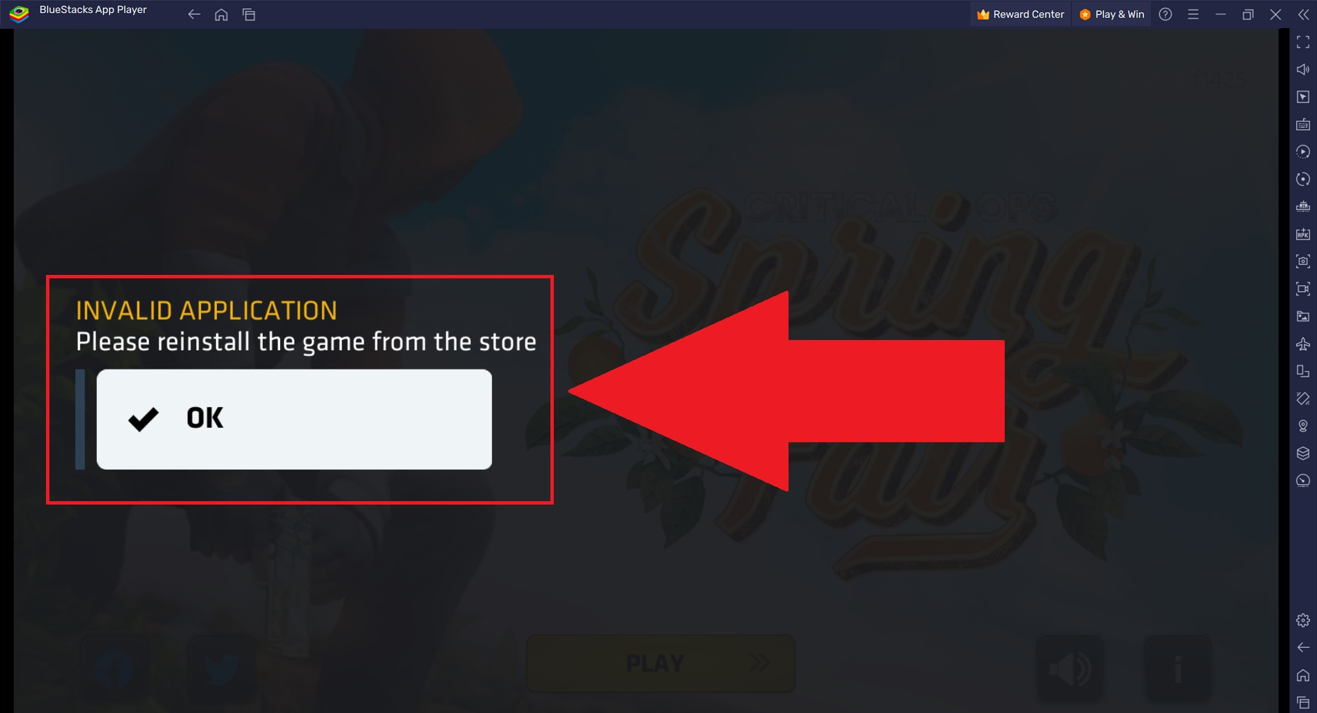 Solution for "Invalid Application" error in Critical Ops on BlueStacks ...