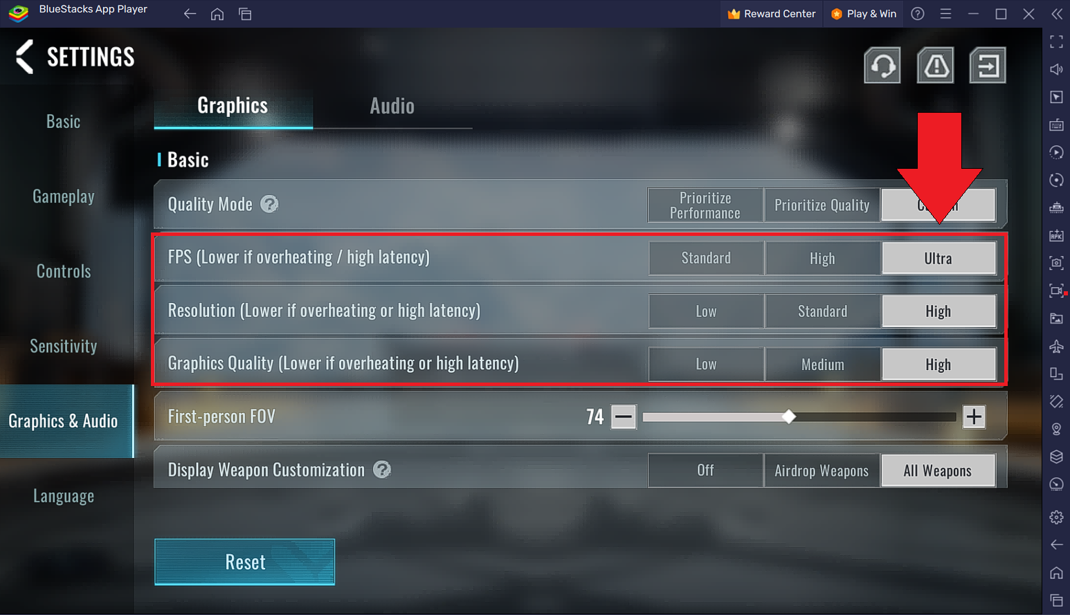 Recommended settings for Blood Strike on BlueStacks 5 – BlueStacks Support