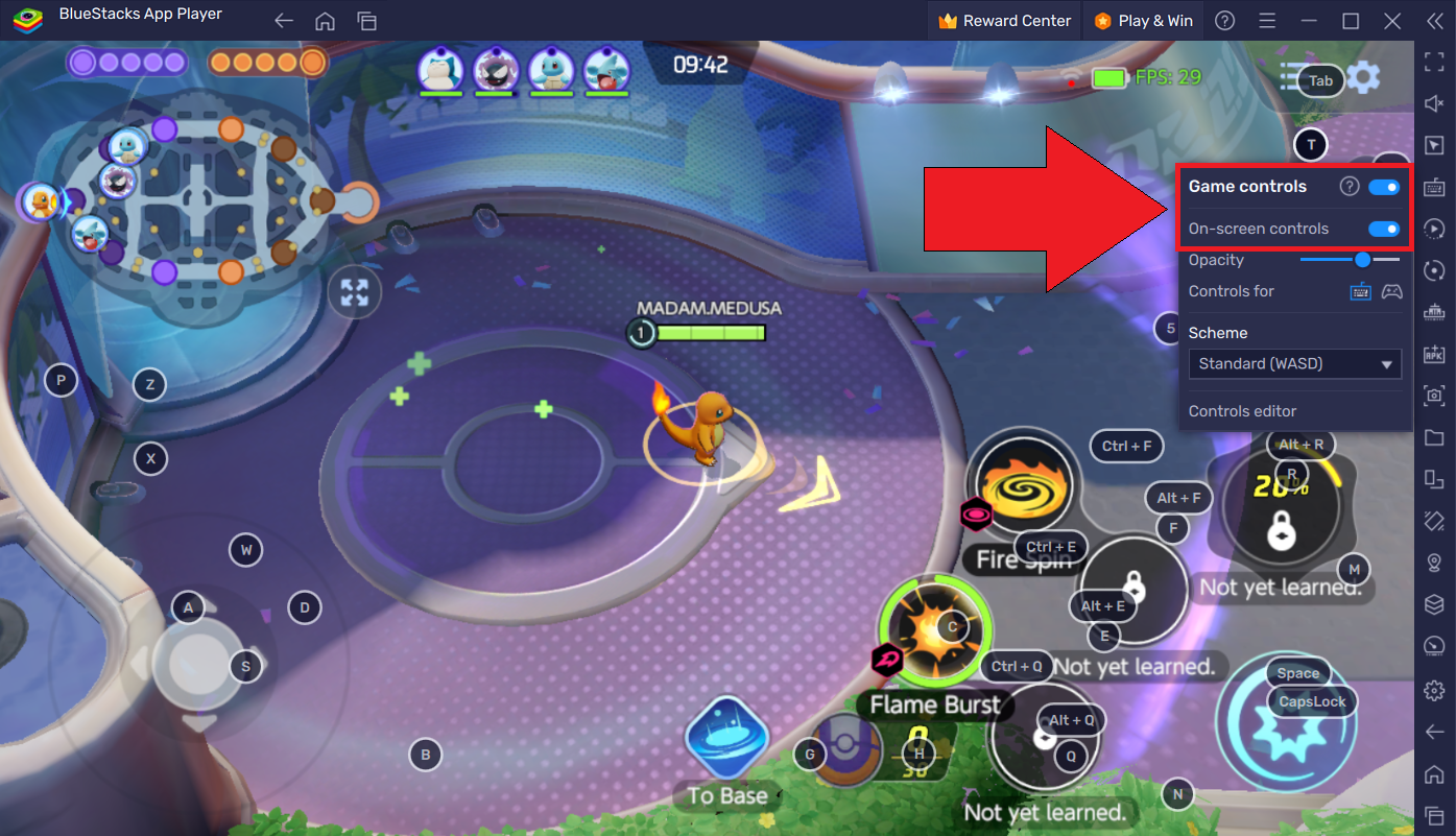 Keyboard controls for Pokemon Unite on BlueStacks 5 – BlueStacks Support