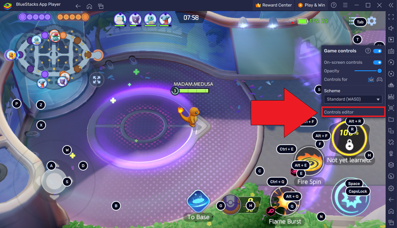 Keyboard controls for Pokemon Unite on BlueStacks 5 – BlueStacks Support