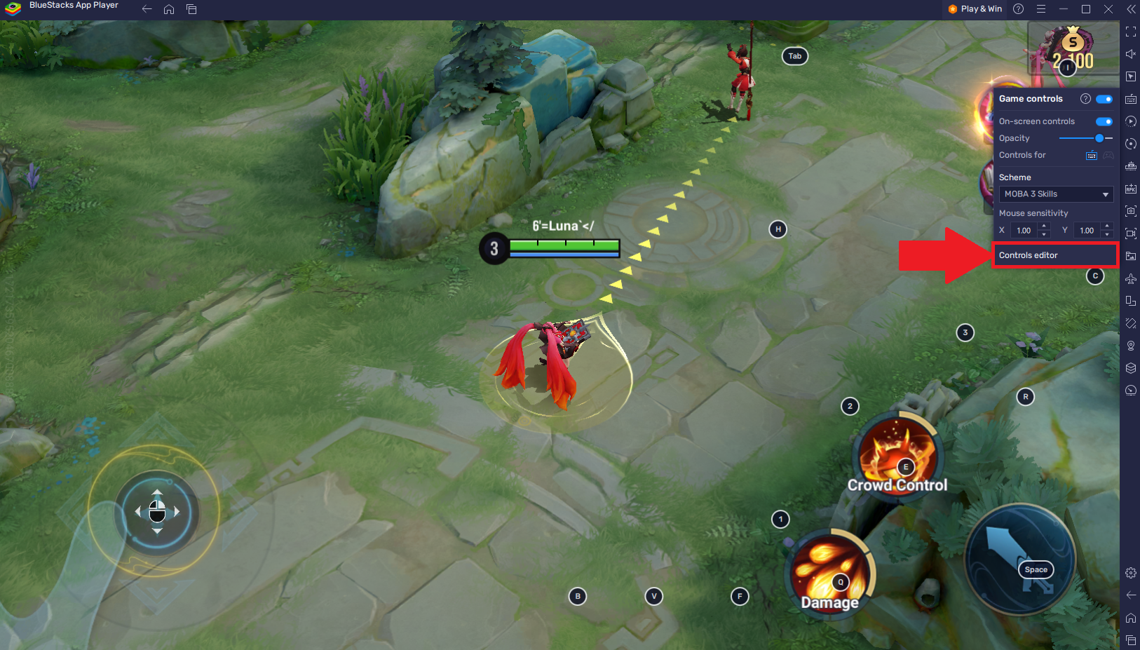 How to enhance your aiming accuracy in Honor of Kings with Skill Radius on BlueStacks 5 ...