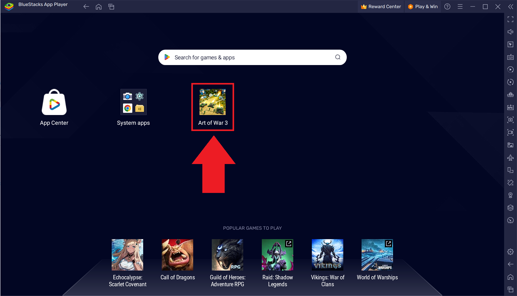 Solution pour les problèmes de performance dans Art of War 3:RTS Stratégique sur BlueStacks 5 ...