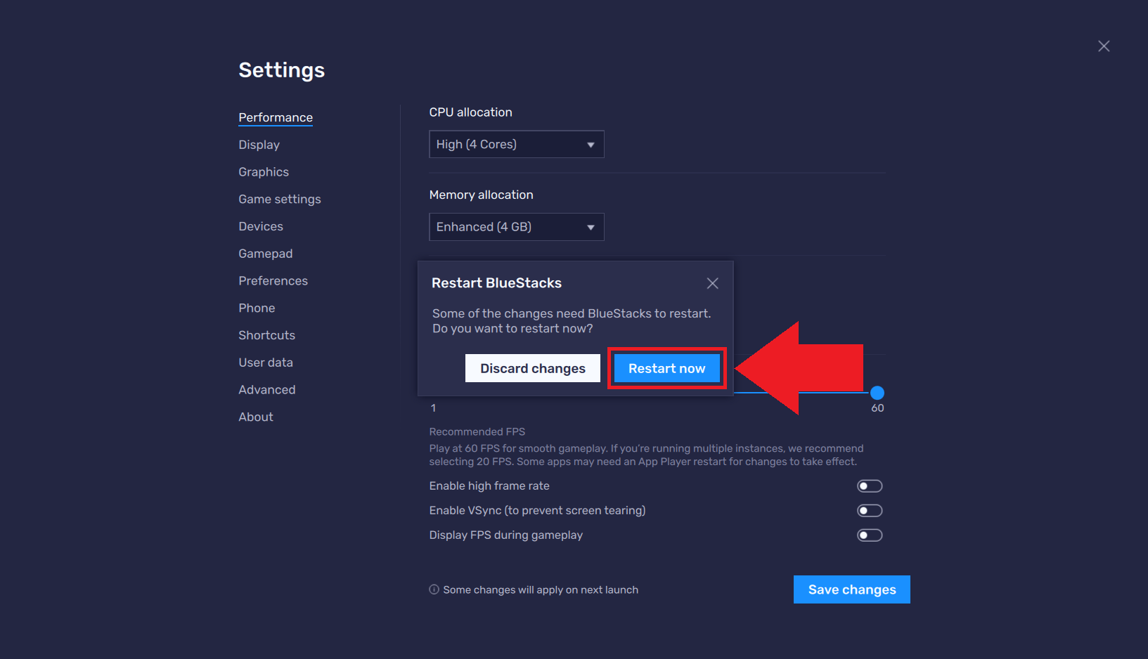 Solution pour les problèmes de performance dans Art of War 3:RTS Stratégique sur BlueStacks 5 ...