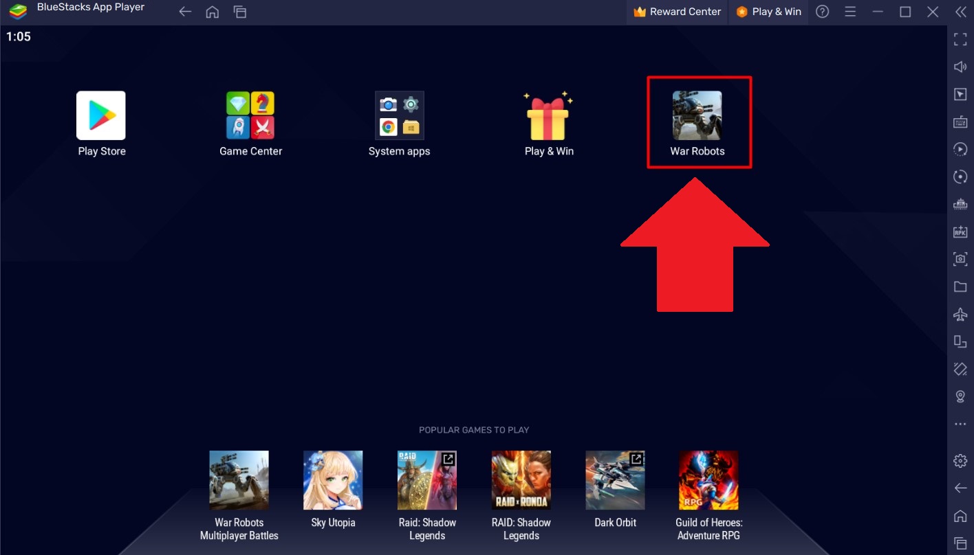 Играйте в War Robots Multiplayer Battles на BlueStacks 5 Pie 64-bit – Поддержка BlueStacks