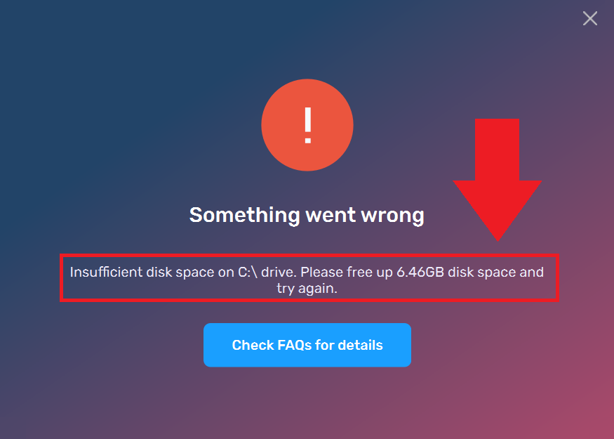 Solution for "Low disk space" on BlueStacks 5 – BlueStacks Support