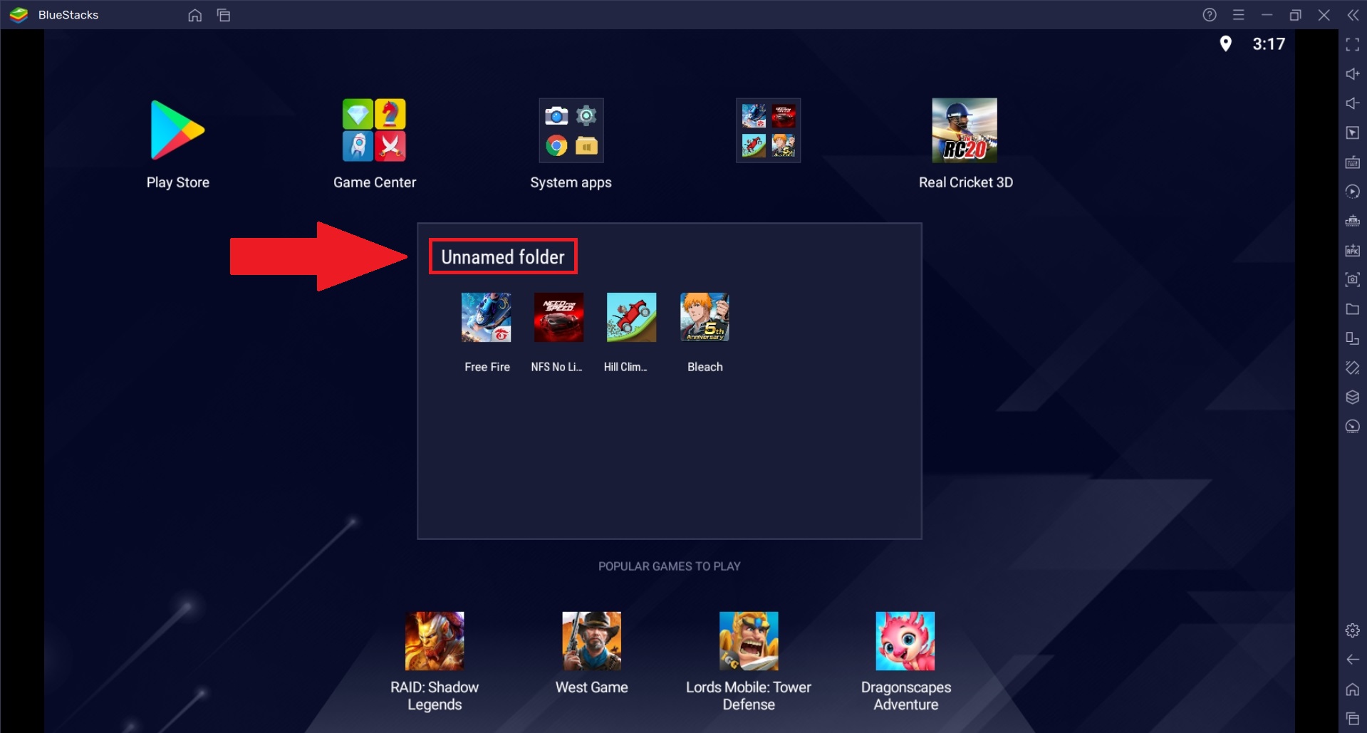 How to group app icons on BlueStacks 5 – BlueStacks Support