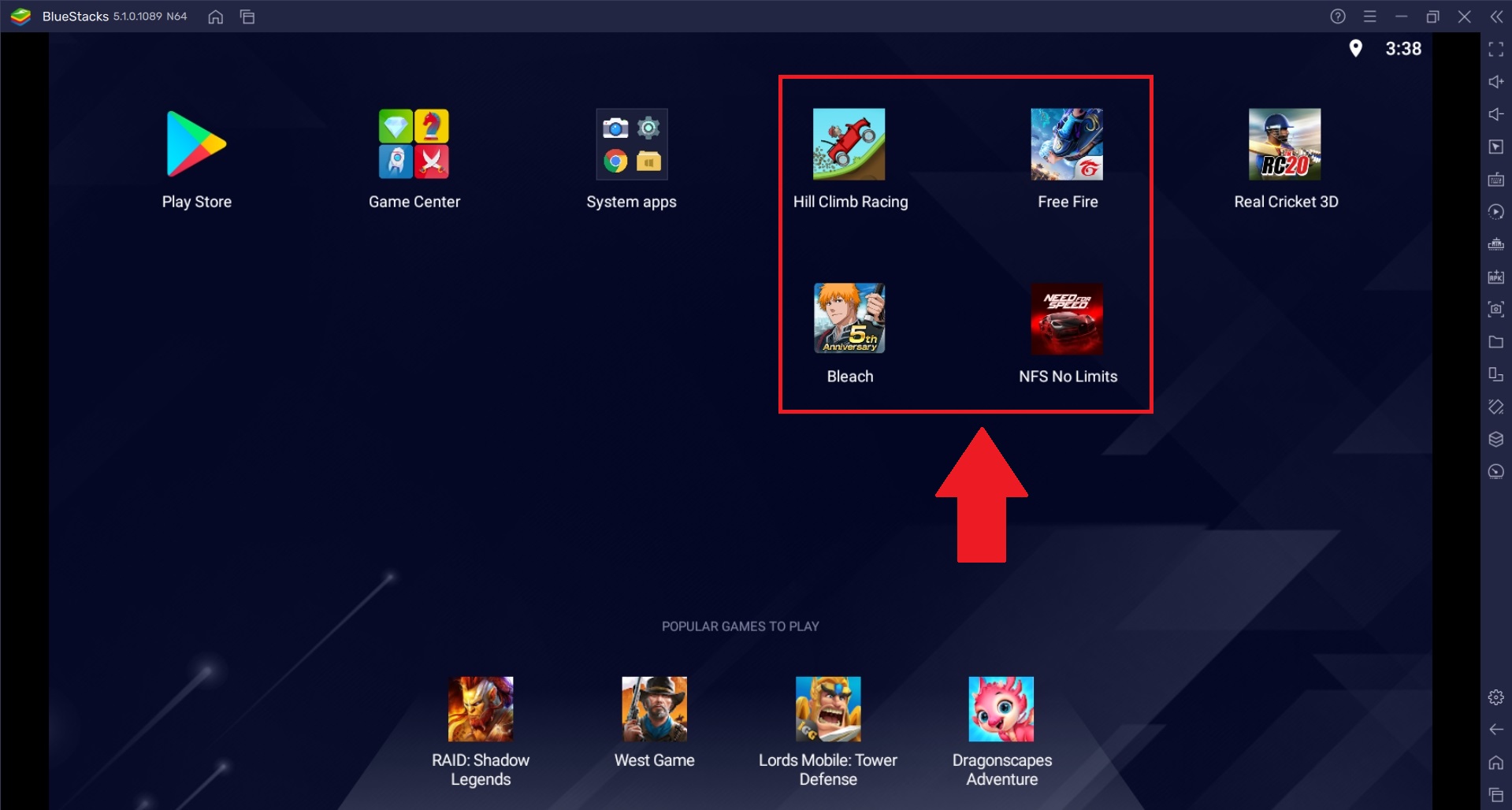 How to group app icons on BlueStacks 5 – BlueStacks Support