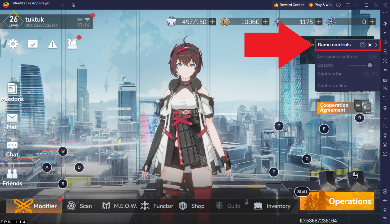 Game controls for Aether Gazer on BlueStacks 5 – BlueStacks Support
