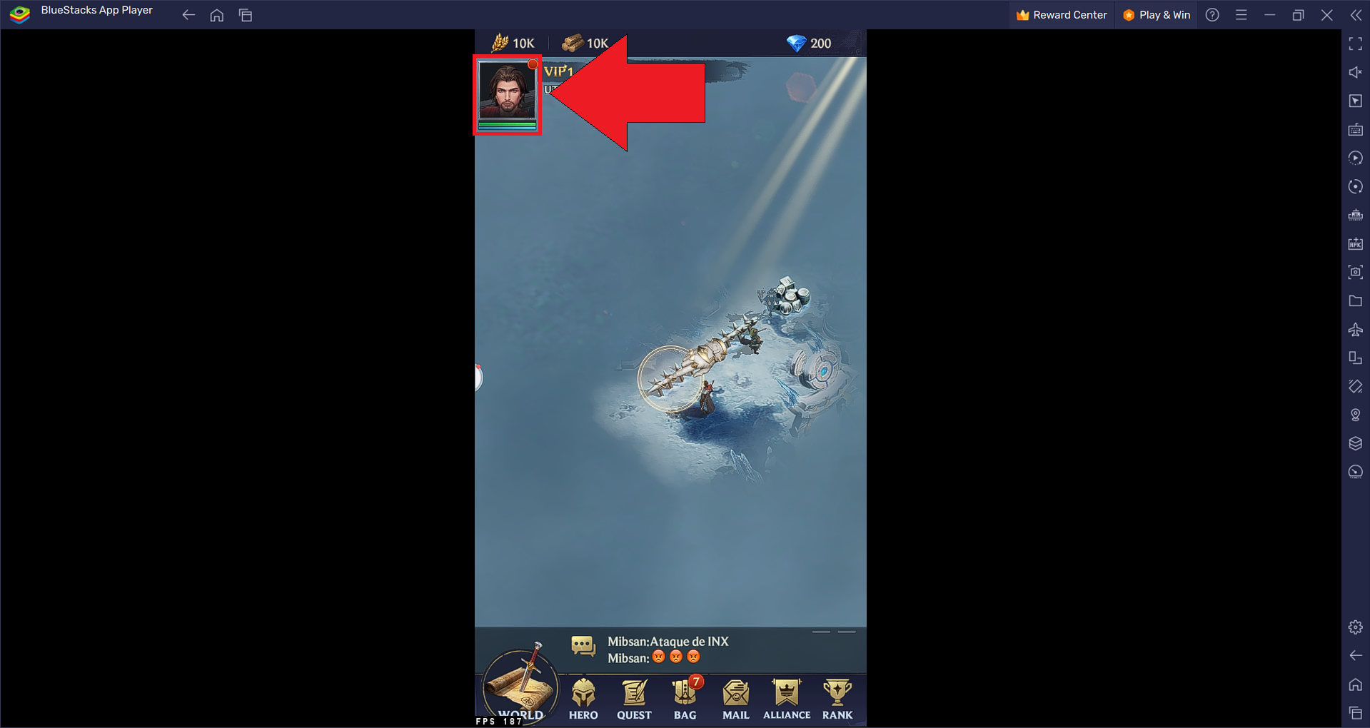 Play Puzzles & Chaos: Frozen Castle at high graphics on BlueStacks 5 ...
