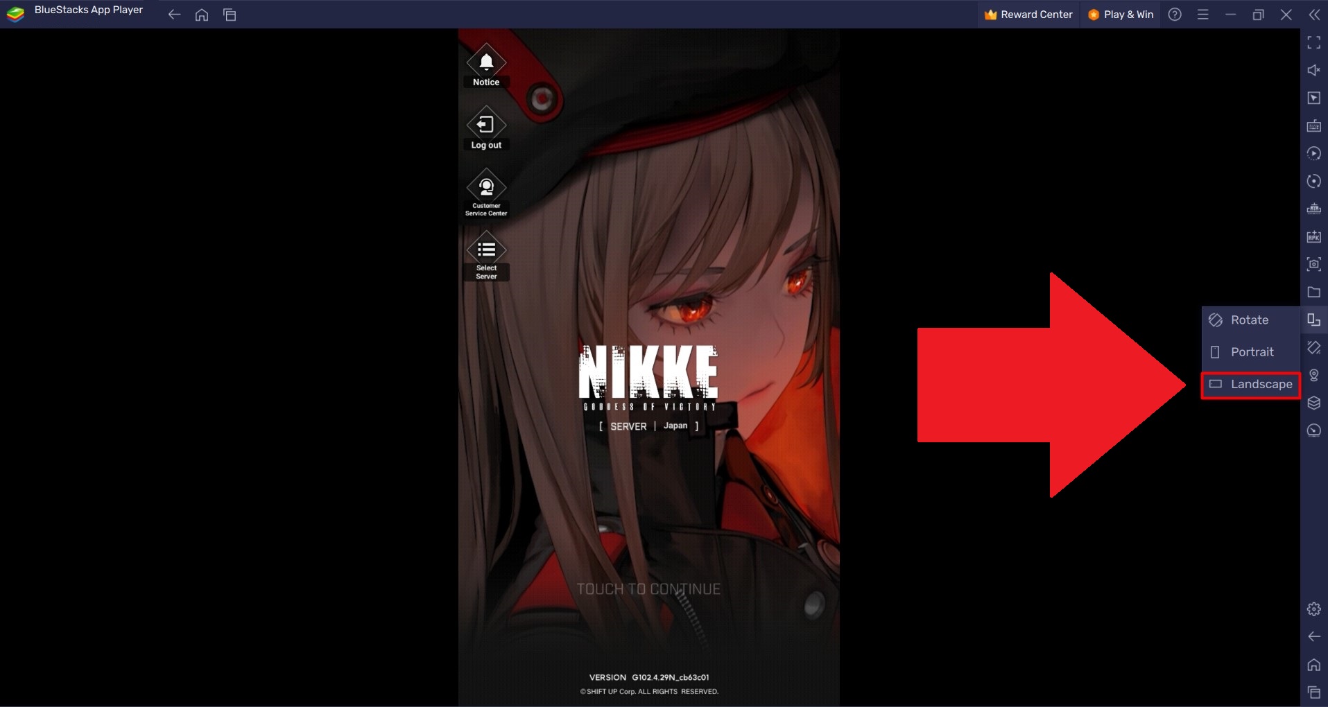 Goddess of Victory: NIKKE 'yi BlueStacks 5'te Manzara Modunda ( Yatay ...