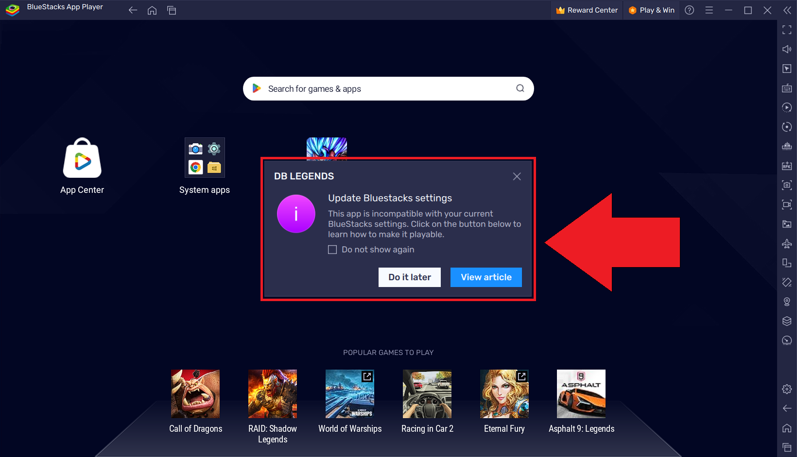 Apa yang harus dilakukan jika kamu melihat pop-up "Perbarui Pengaturan ...
