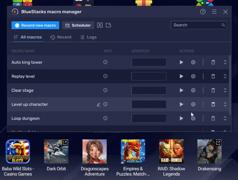 如何使用 BlueStacks 5 上的腳本管理器錄製和管理腳本 – BlueStacks 支援中心