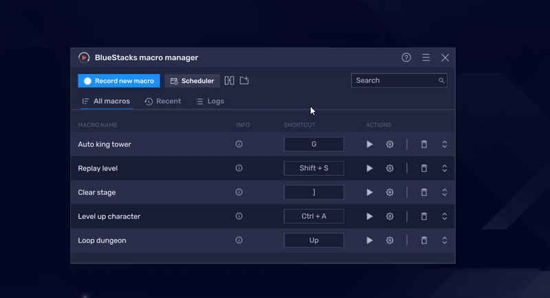 如何使用 BlueStacks 5 上的腳本管理器錄製和管理腳本 – BlueStacks 支援中心