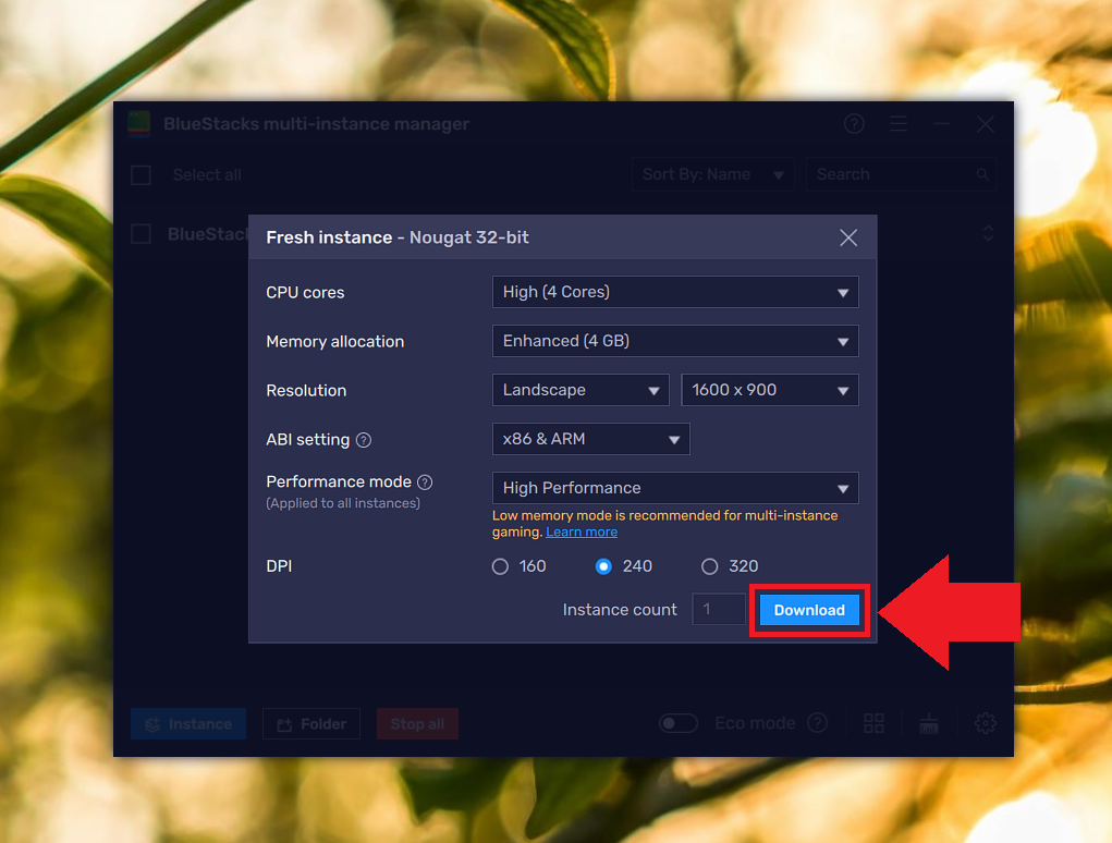 BlueStacks 5'te Android Nougat 32-bit örneği nasıl oluşturulur ...