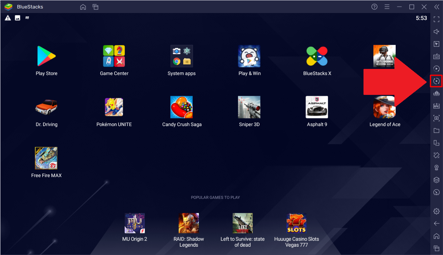Đồng bộ hoá thao tác trên BlueStacks 5 – Hỗ Trợ