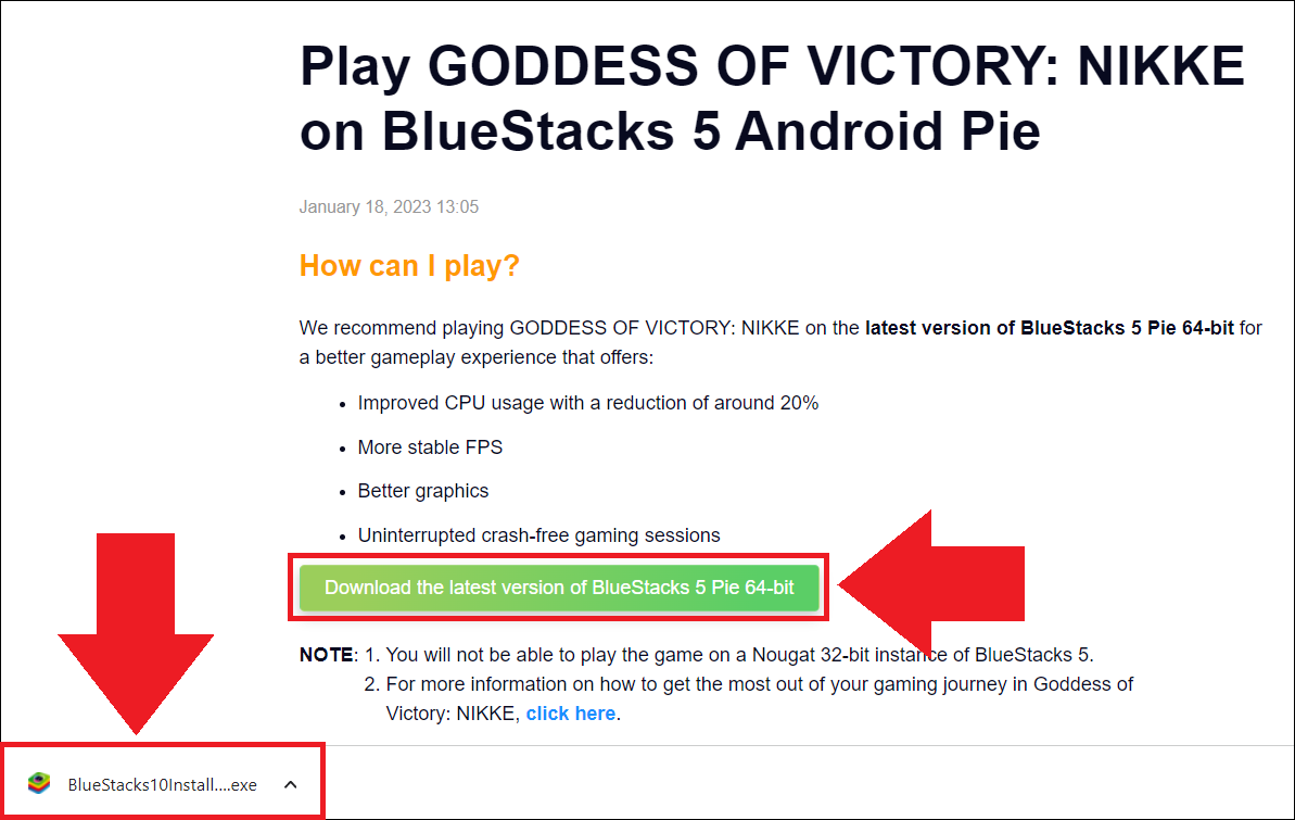 Juega DIOSA DE LA VICTORIA: NIKKE en BlueStacks 5 Android Pie – BlueStacks Apoyo