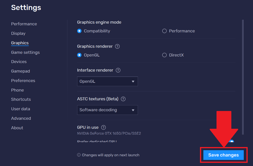 How to switch the Interface renderer within BlueStacks 5 – BlueStacks ...