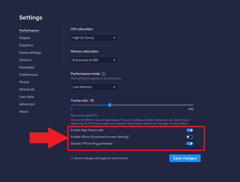 Customize FPS on BlueStacks 5 – BlueStacks Support