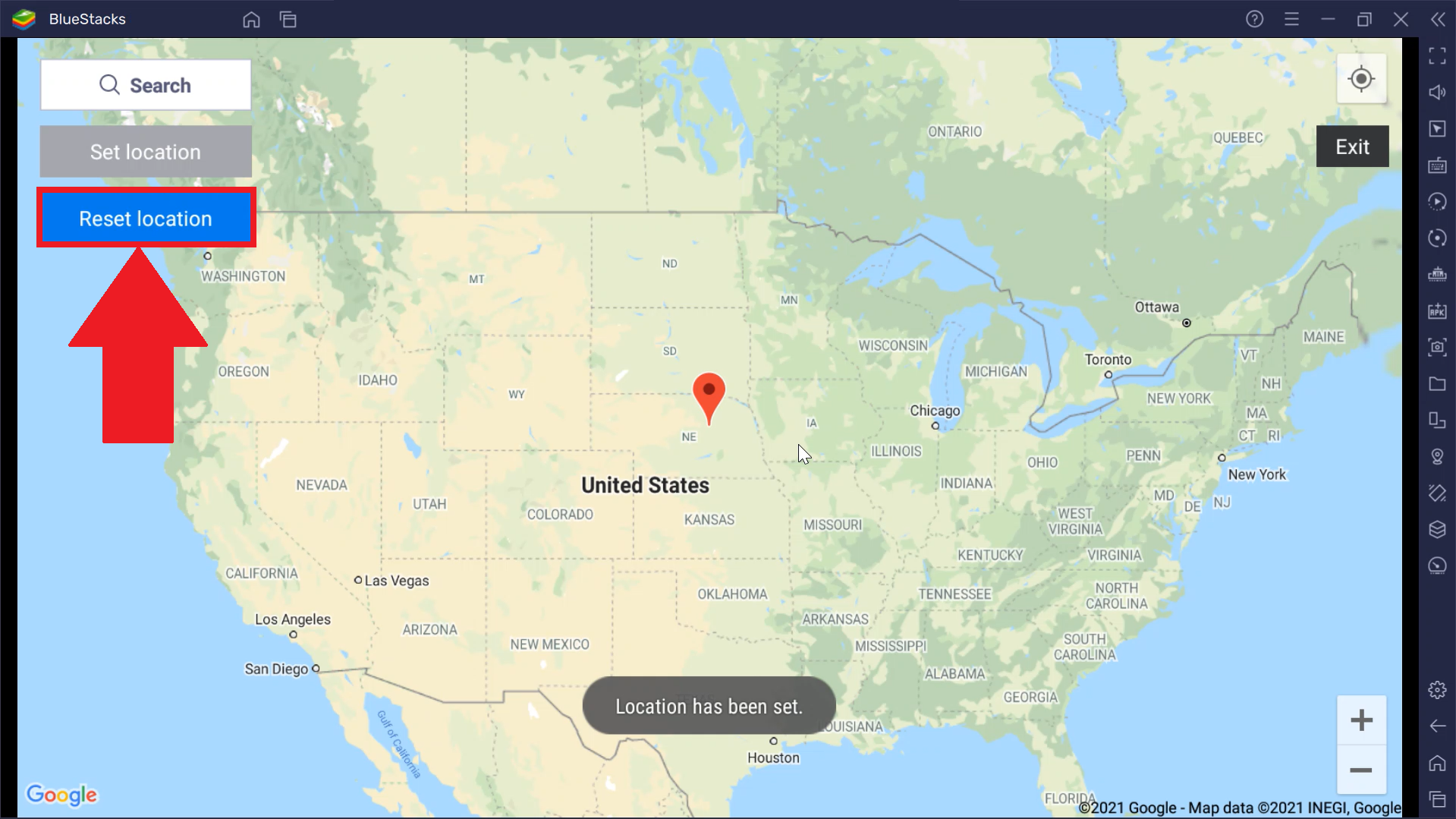 Как настроить местоположение в BlueStacks 5 – Поддержка BlueStacks