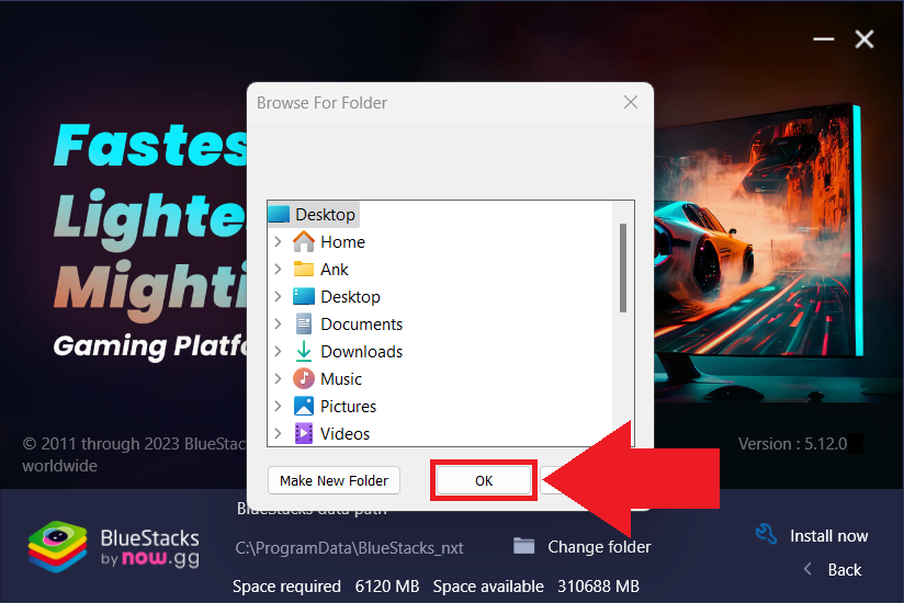 How to install BlueStacks 5 at a custom location on your PC ...
