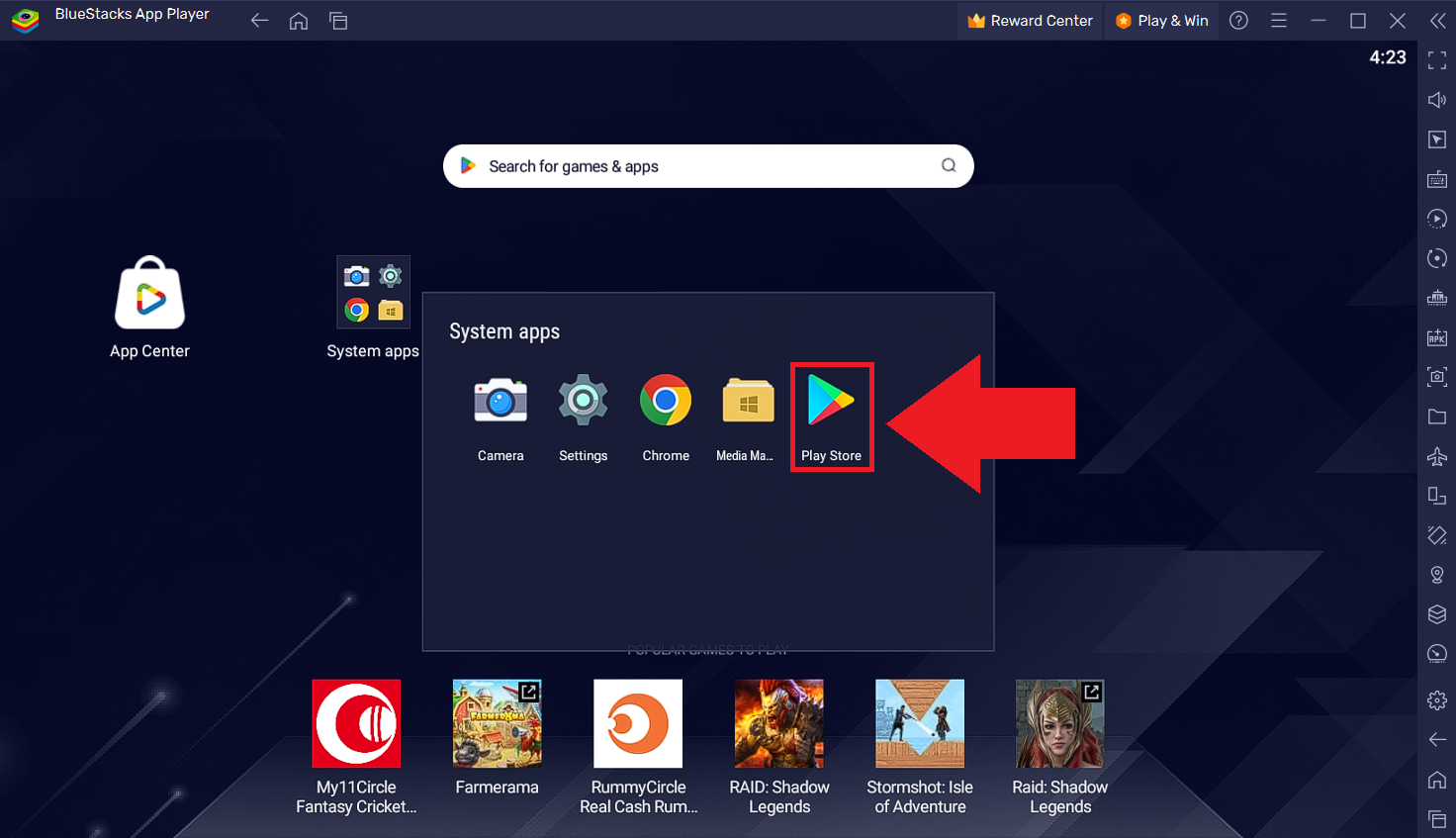 Cómo iniciar sesión en Google Play Store en BlueStacks 5 – BlueStacks Apoyo