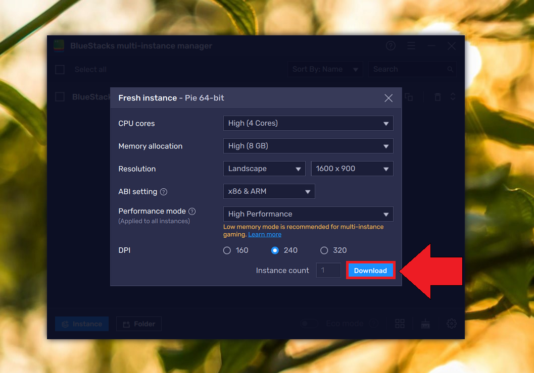 วิธีเล่นเกมโดยใช้ Instance Pie 64-bit บน BlueStacks 5 – BlueStacks สนับสนุน