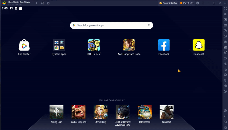 Solução para travamento do Snapchat no BlueStacks 5 – Suporte BlueStacks