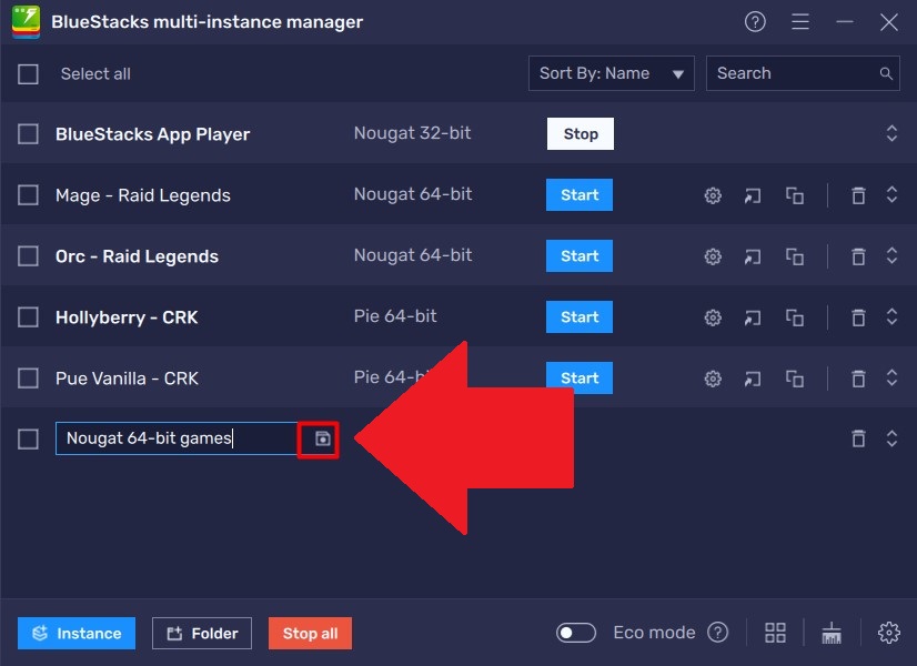 วิธีจัดการหน้าจอ instances ใน Multi-instance Manager บน BlueStacks 5 ...