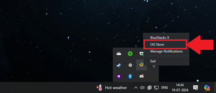 วิธีสมัครใช้งาน OG Store – BlueStacks สนับสนุน