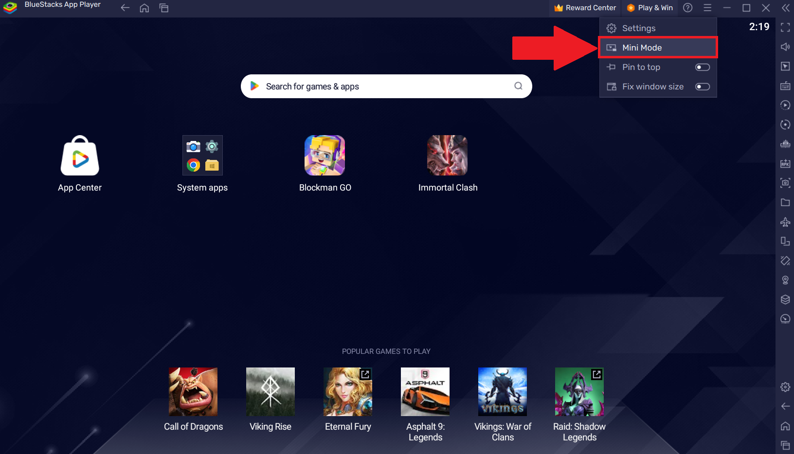 How to use BlueStacks 5's Mini mode for easier multi-tasking ...