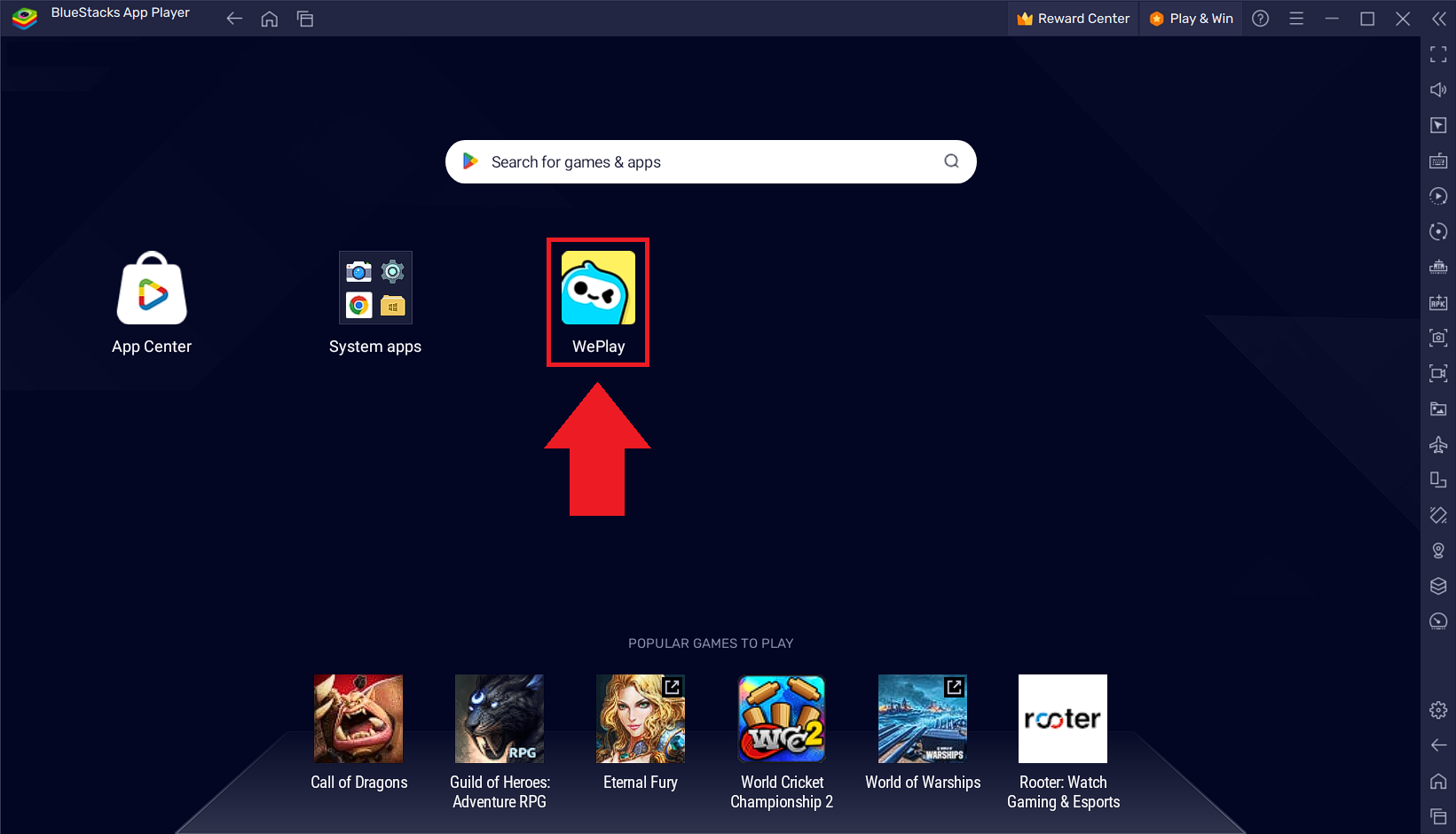 Solución para la congelación de WePlay en BlueStacks 5 – BlueStacks Apoyo