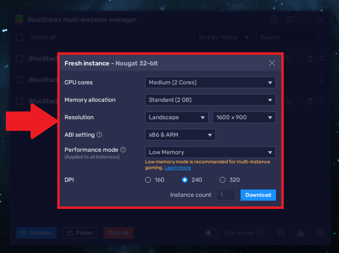 How to play games using a Nougat 32-bit instance on BlueStacks 5 ...